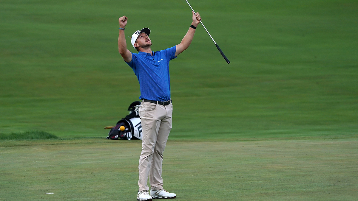 VIDEO: Mackenzie Hughes is paying the rent - Golf New Brunswick