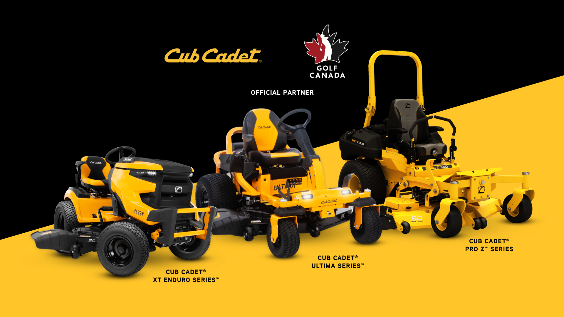 Cub Cadet becomes official lawn mower partner of Golf Canada - Golf New ...