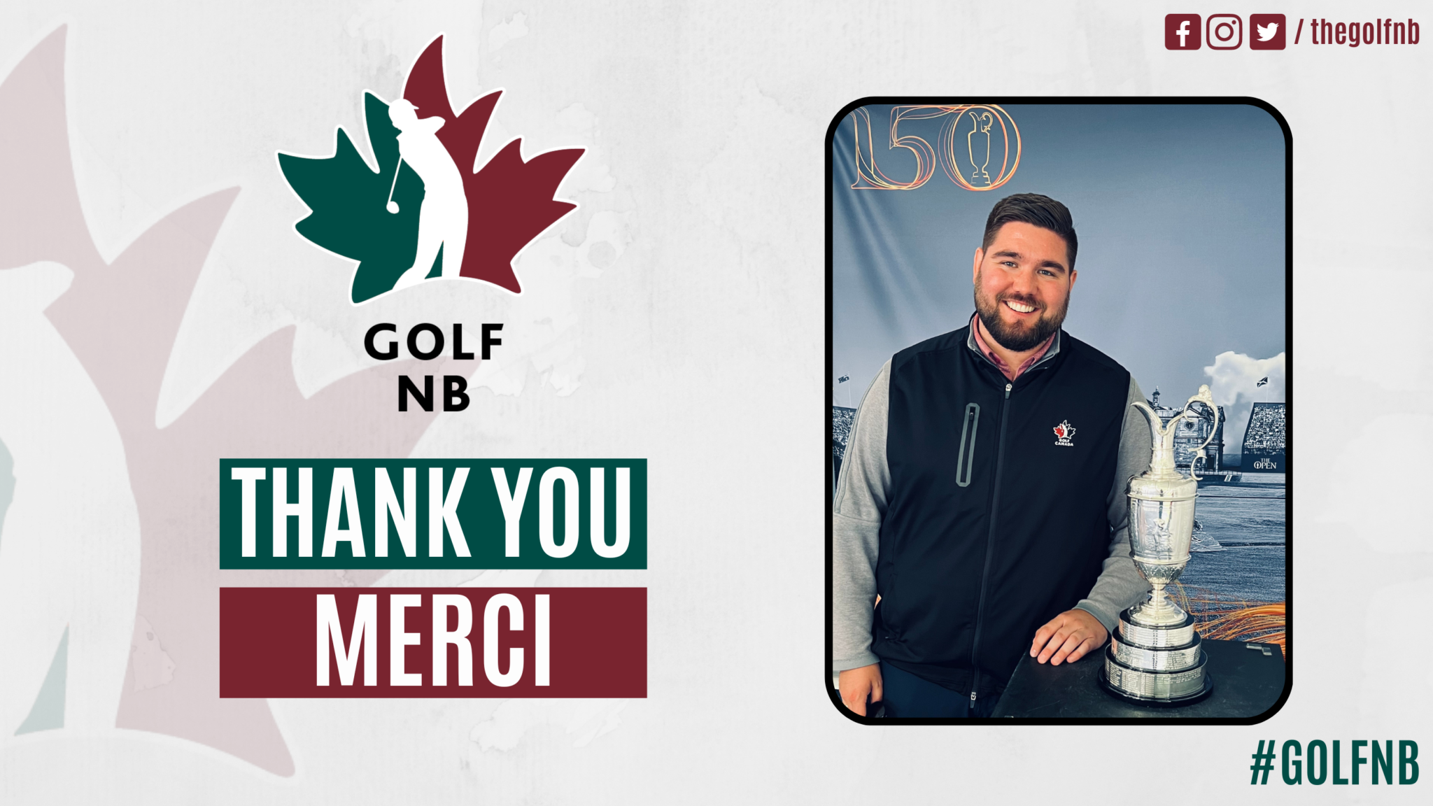 Golf NB announces the departure of Executive Director - Golf New Brunswick