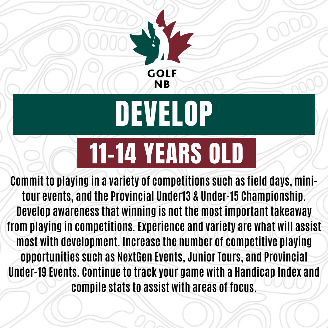 Junior Development - Golf New Brunswick